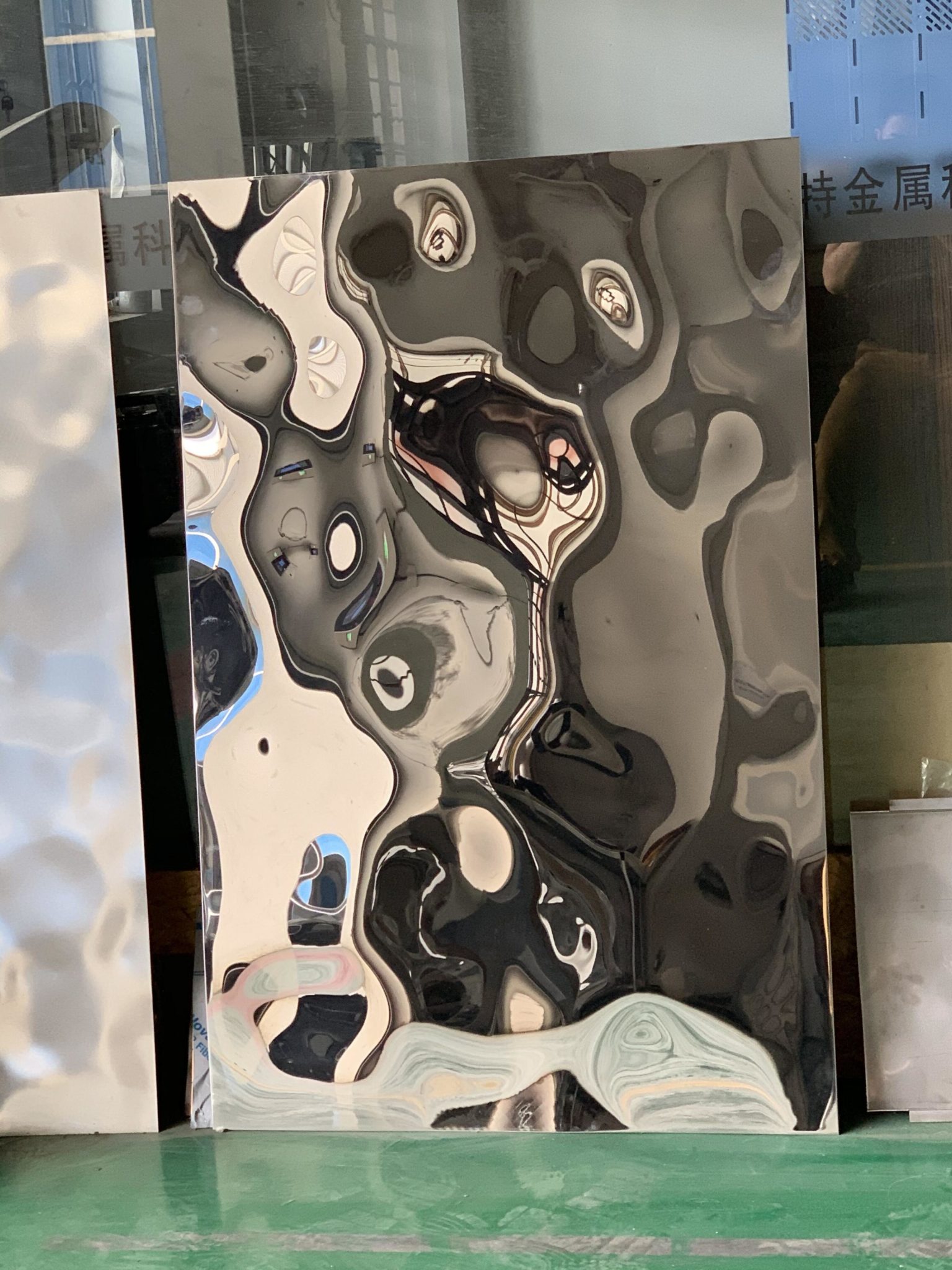 Water Ripple Stainless Steel Panels - Staabdecor.com.au